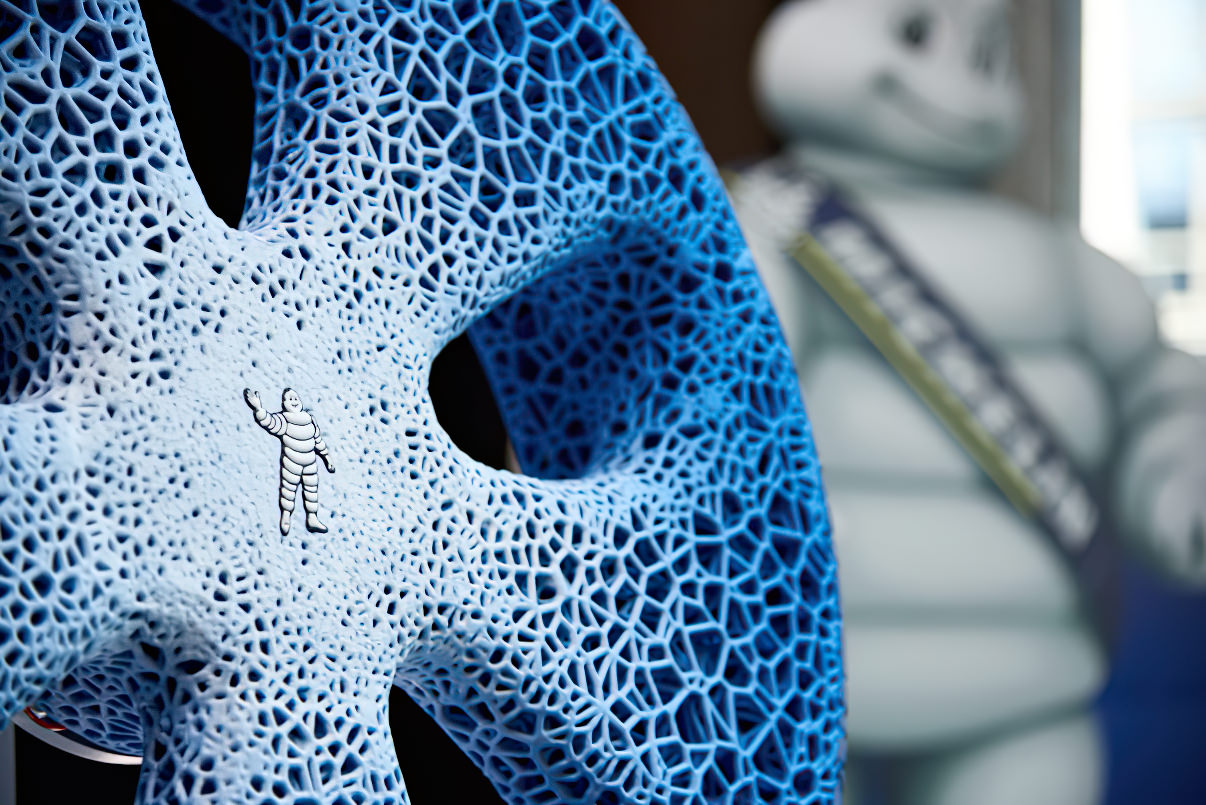 Michelin Vision: Airless, 3D Printed, Biodegradable Wheel-Tire - Loren ...